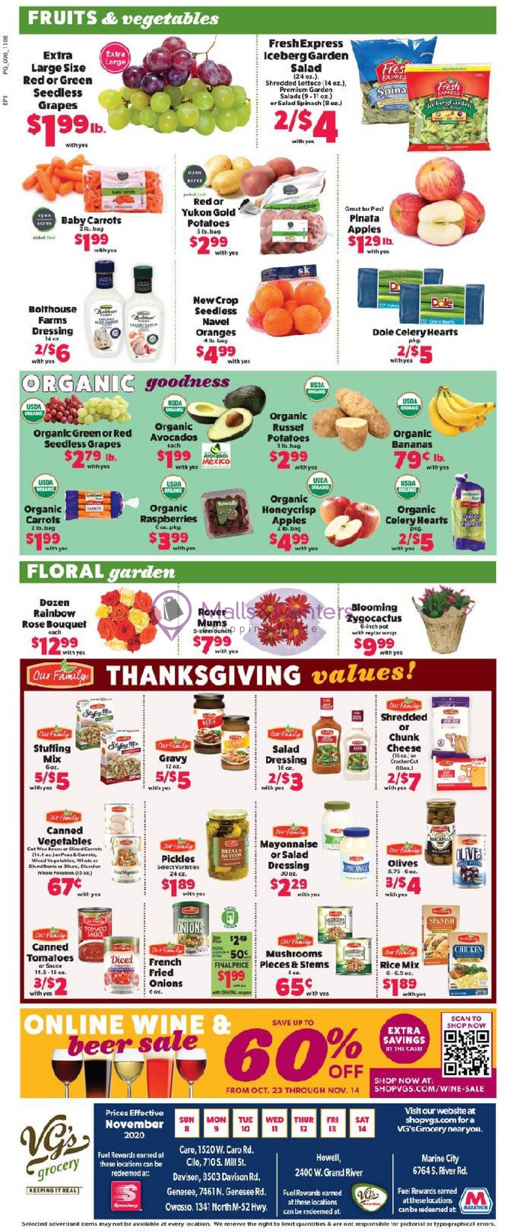 VG's Grocery Weekly Ad - sales & flyers specials - MallsCenters