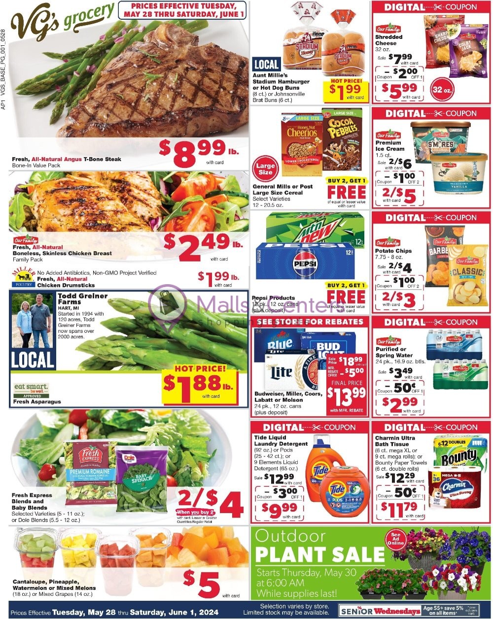 VG's Grocery Weekly ad valid from 05/28/2024 to 06/01/2024 - MallsCenters