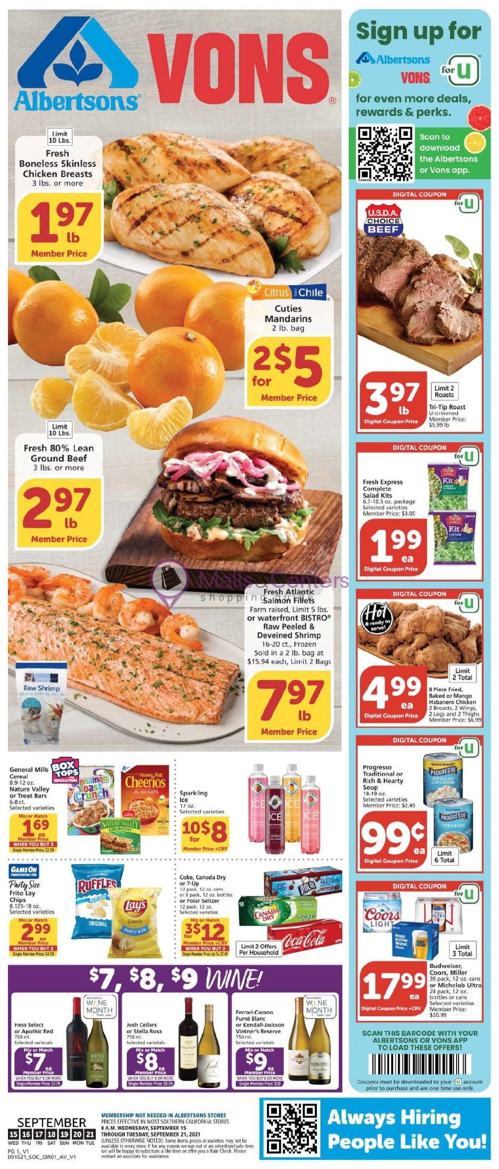 Vons Weekly Ad - sales & flyers specials - MallsCenters