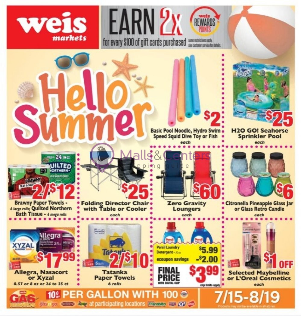 Weis Markets Weekly Ad - sales & flyers specials - MallsCenters