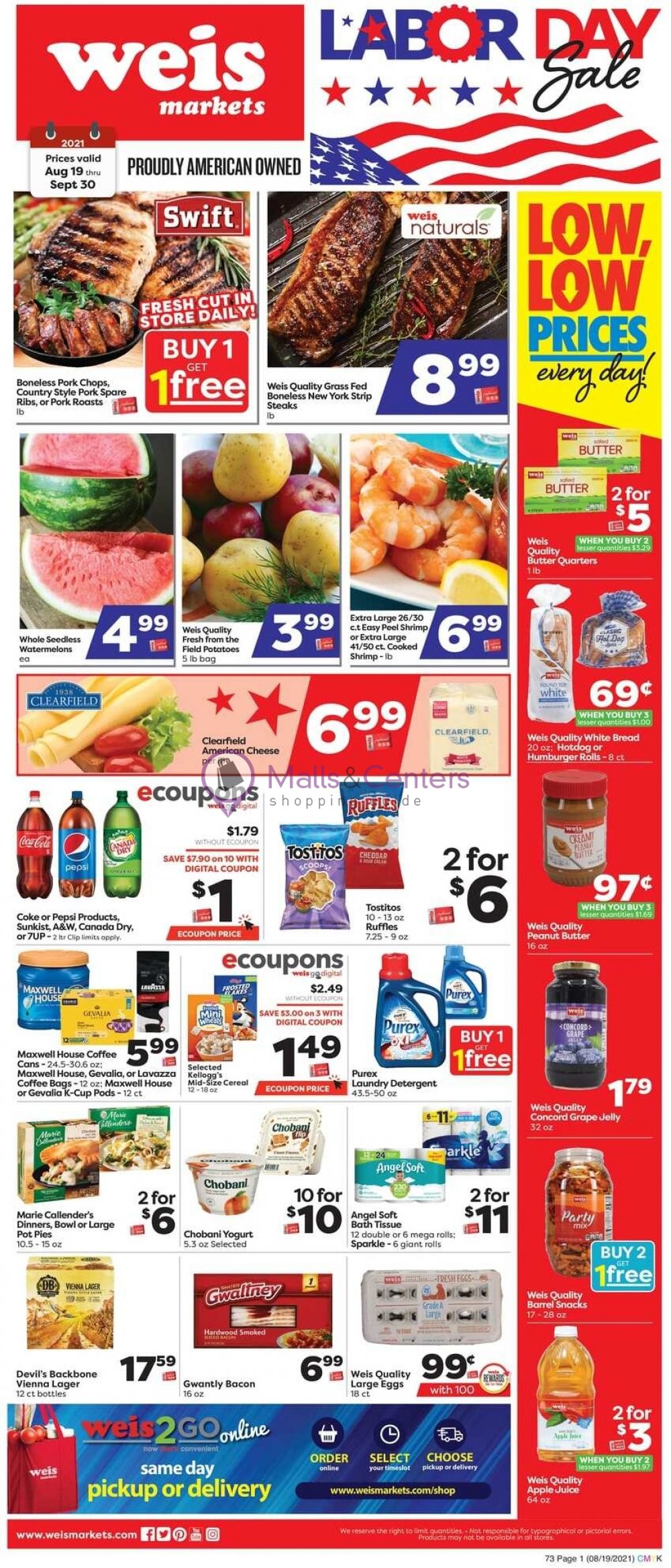 Weis Markets Weekly Ad - sales & flyers specials - MallsCenters