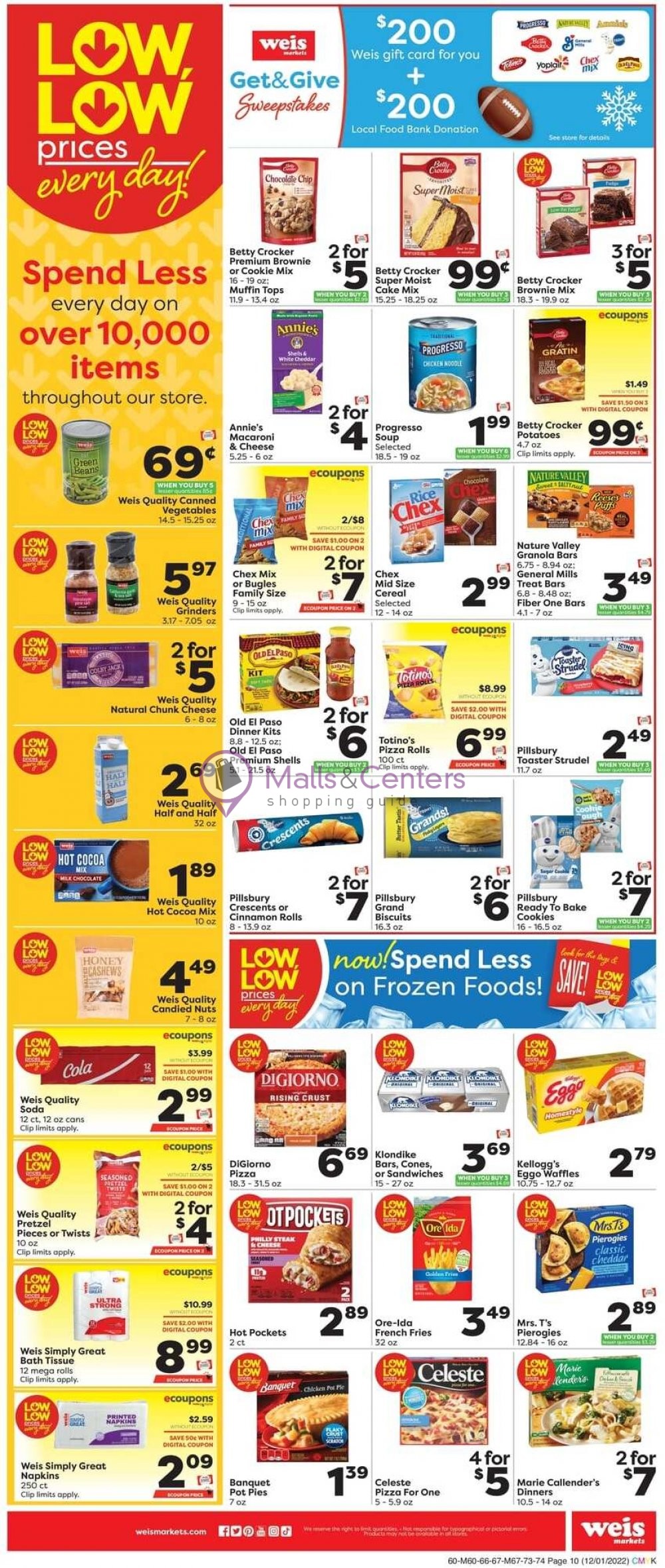 Weis Markets Weekly Ad - sales & flyers specials - MallsCenters