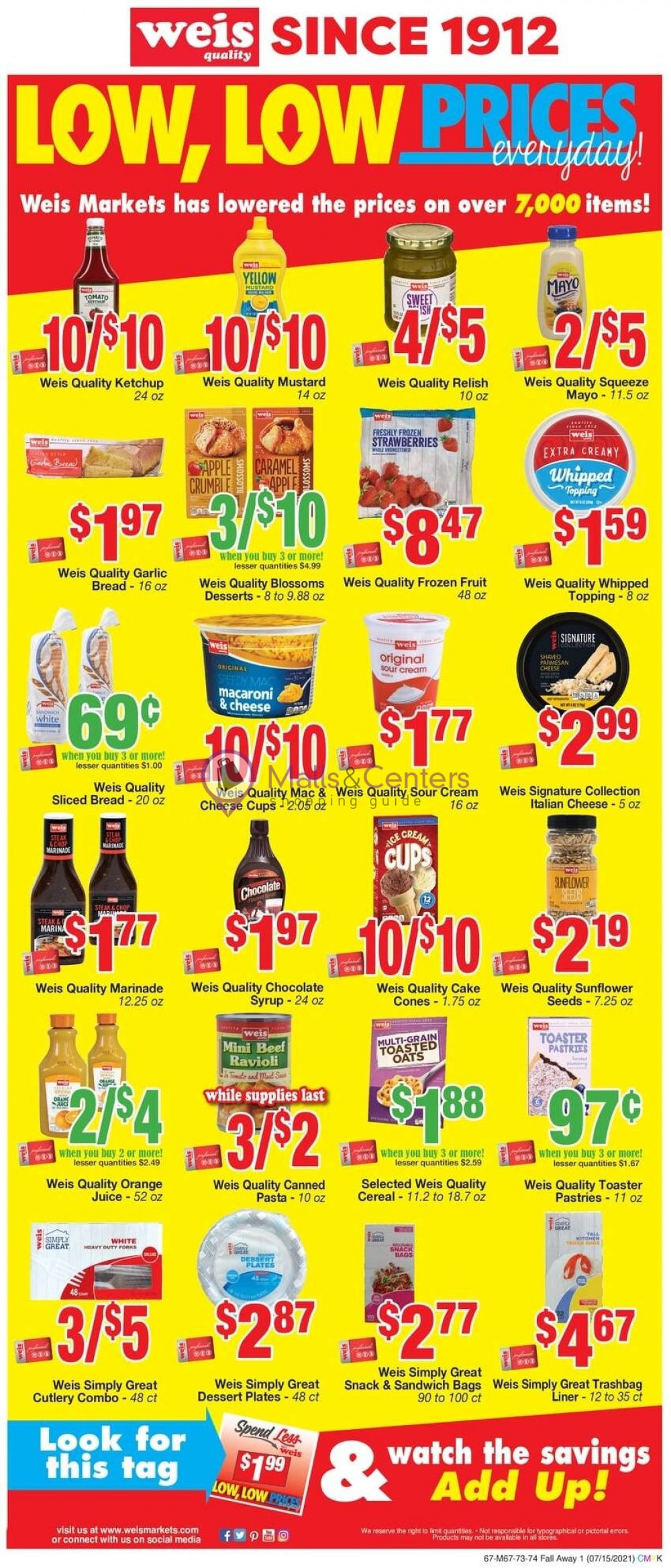 Weis Markets Weekly Ad - sales & flyers specials - MallsCenters